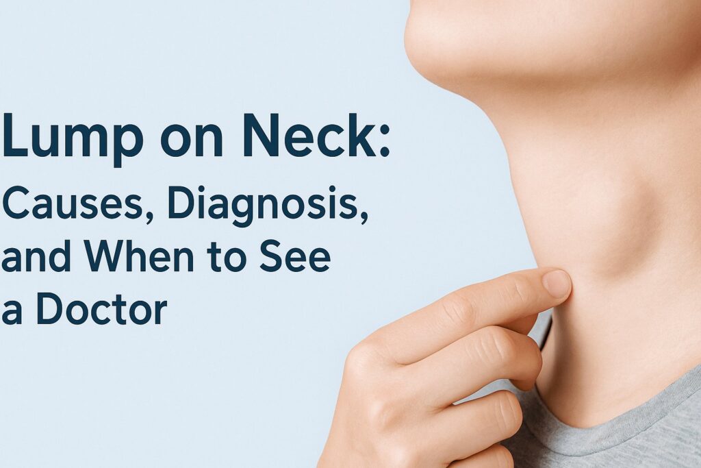 Lump on Neck: Causes, Diagnosis, and When to See a Doctor